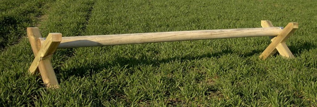 Jump Poles - 12ft Rounded Timber Jump Poles